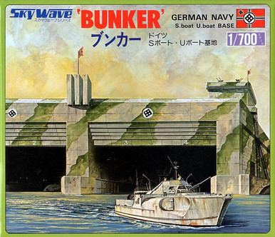 1/700 Pitroad Bunker (German Navy S-boat U-boat Base) - Squadron.com