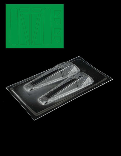 Green Strawberry T-70 X-Wing fighter Clear Canopy - Squadron.com