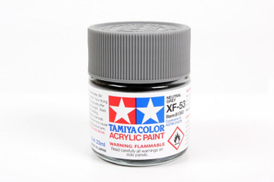 Tamiya Large Acrylic Paint XF-53 Neutral Grey Large - 81353 - Squadron.com