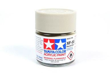 Tamiya Large Acrylic Paint XF-55 Deck Tan - 81355 - MMD - Military ...