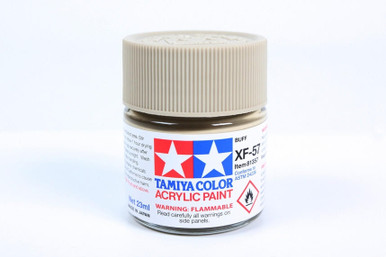 Tamiya Large Acrylic Paint XF-57 Buff - 81357 - MMD - Military Model ...