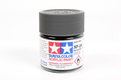 Tamiya Large Acrylic Paint XF-24 Dark Grey - 81324 - MMD - Military ...