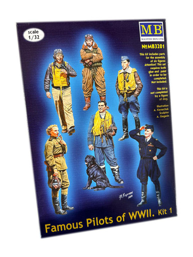1/32 Master Box Series Famous pilots of WWII era, kit No.1 - MMD ...