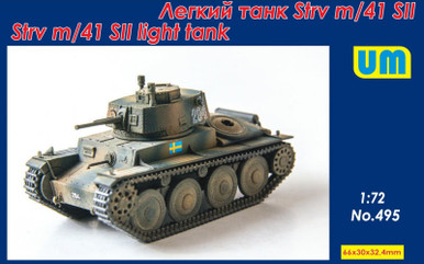 1/72 Uni Model Strv m/41 SII Shwedish tank - MMD - Military Model ...