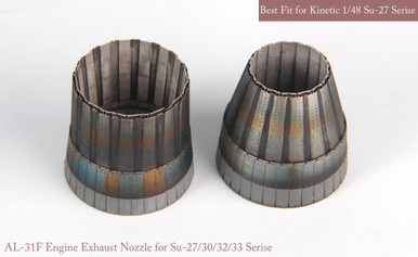 1/48 KA Models SU-27/30/33 EXHAUST NOZZLE SET(CLOSED) for Kinetic ...