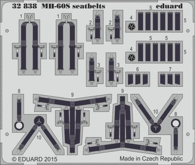 1/32 Eduard Seatbelts MH60S for ACY (Pre-Painted) - MMD - Military ...