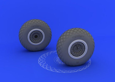 1/32 Eduard B-17 Wheels for HKM (Resin) - Squadron.com