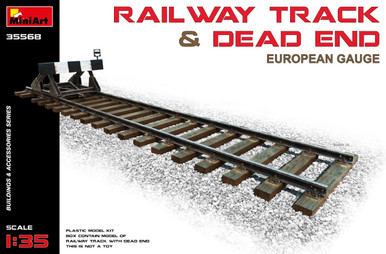1/35 Miniart Railway Track & Dead End (European Gauge) - Squadron.com