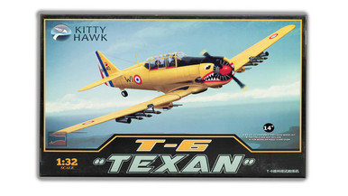 1/32 Kitty Hawk T-6 Texan v2 Plastic Model KIt - Squadron.com