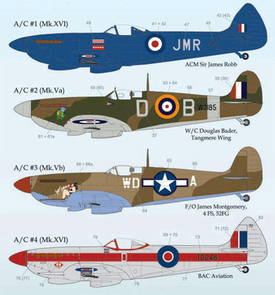1/72 Lifelike Decals Spitfire p-3 - MMD - Military Model Distributors