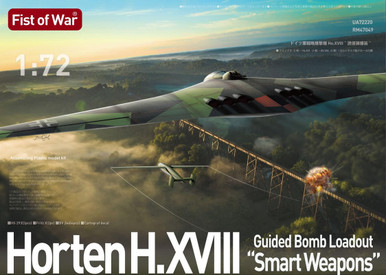 1/72 Modelcollect Horten H.XVIIIA Guided Bomb Loadout Smart Weapons ...