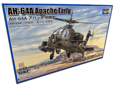 1/35 Trumpeter AH-64A Apache Helicopter Early Plastic Model Kit ...