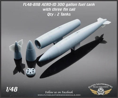 1/48 Flying Leathernecks AERO-1D 300 Gal Fuel Tank W/ Three Fin Tail ...