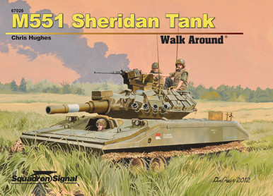 Squadron Signal M551 Sheridan Walk Around - Hardcover - Squadron.com