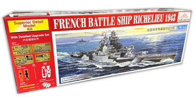1/700 Five Star Master French Navy Richelieu Battleship 1943 Plastic ...