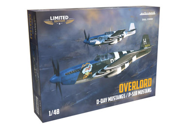 1/48 Eduard P-51B Overlord D-Day Mustangs Combo Plastic Model Kit - MMD ...