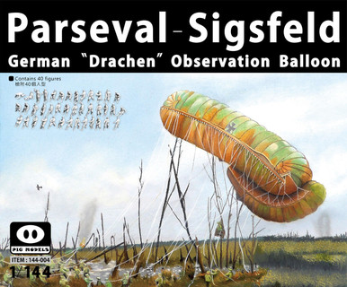 1/144 Pig Models Drachen Observation Balloon W/ Figures - MMD ...