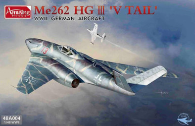 1/48 Amusing Hobby ME262 HG III V Tail WWII German Aircraft Plastic ...