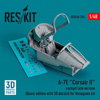1/48 Reskit A-7E Corsair II cockpit late version for Hasegawa kit (3D ...
