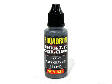 Squadron Colors #7 Navy Gray 5-N 1944-45 Acrylic Airbrush Paint (15ml ...