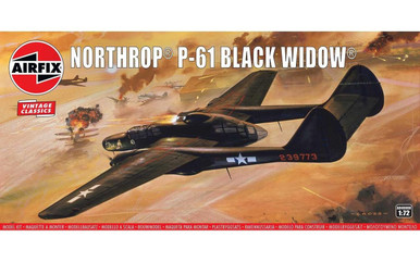 1/72 Airfix P61 Black Widow Aircraft Plastic Model Kit - Squadron.com