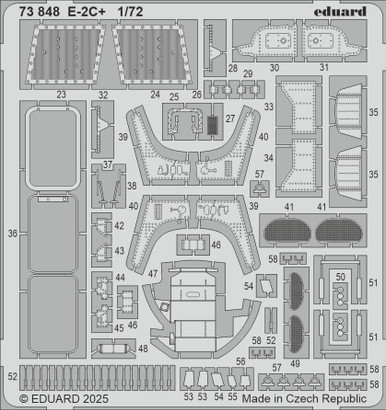 1/72 Eduard E-2C+ Photo etched set for HELLER kit - Squadron.com