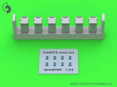 1/35 Master Model Early small (50 round) ammunition cans (D68375) for ...