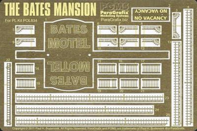 Paragrafix Bates Mansion - HO scale - MMD - Military Model Distributors