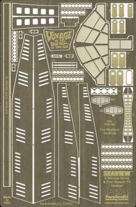 Paragrafix 8-Window Seaview Photoetch Set for Moebius 1/128 - Squadron.com