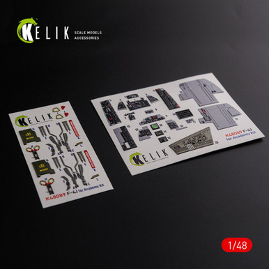 1/48 Reskit F-4J Phantom II interior 3D decals for Academy kit - MMD ...