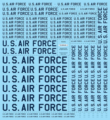 1/72 Fundekals US AIR FORCE TITLES - Squadron.com