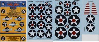 1/32 Yellow Wings Decals US National Insignia Set For SBD-2 #2106 ...