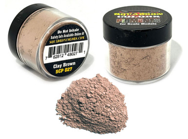Squadron Pigments Clay Brown 20g - MMD - Military Model Distributors