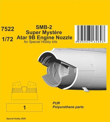 1/72 CMK SMB-2 Super Mystere Atar 9B Engine Nozzle / for CMK kit ...