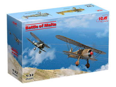 1/32 ICM Models Battle of Malta Biplane Set- FUTURE - MMD - Military ...