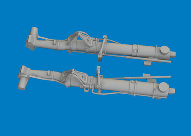 1/48 Eduard P-47D undercarriage legs PRINT Brassin for MINIART - MMD ...