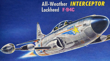 Atlantis Models Lockheed F-94 C Starfire Plastic Model Kit - Squadron.com