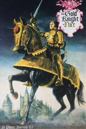 1/8 Atlantis The Gold Knight of Nice on Horseback - PREORDER - Squadron.com