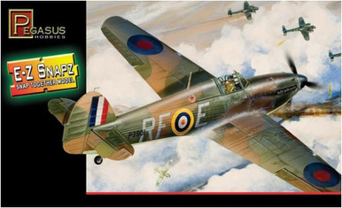 1/48 Pegasus E-Z Snapz Hurricane Mk I Plastic Snap Model Kit - Squadron.com