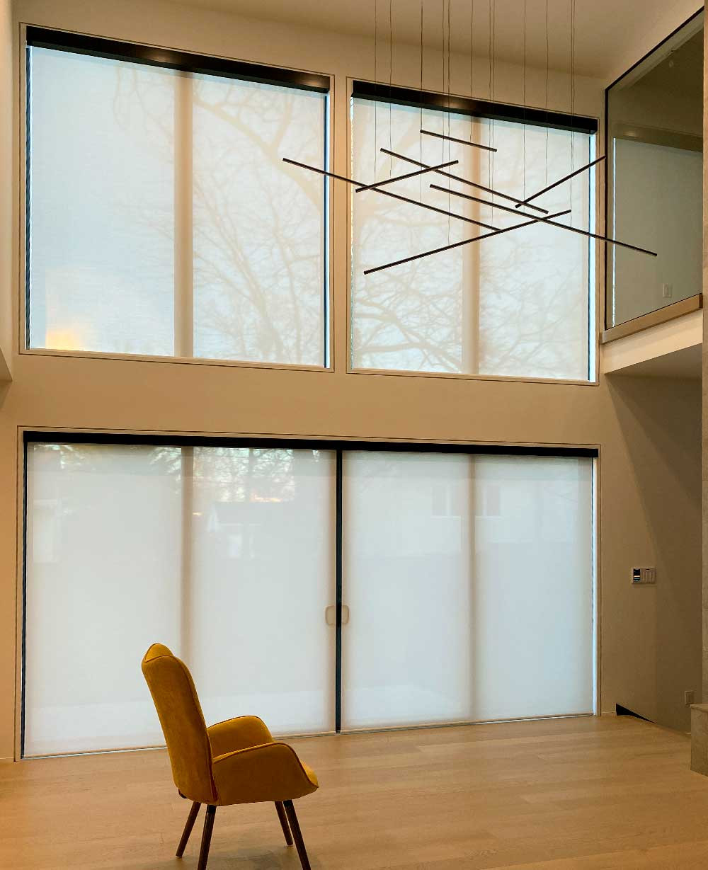 5% Openness Indoor/Outdoor Solar Fabric Roller Shades