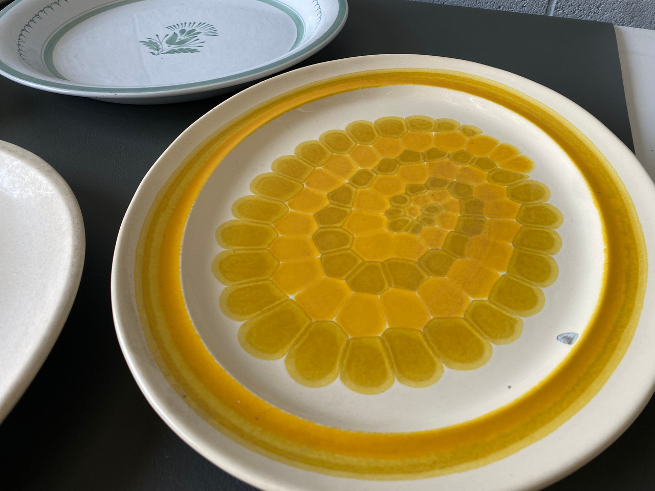 SOLD - Vintage Mid Century Ceramic Multi Color Plates, Set of 10 ...