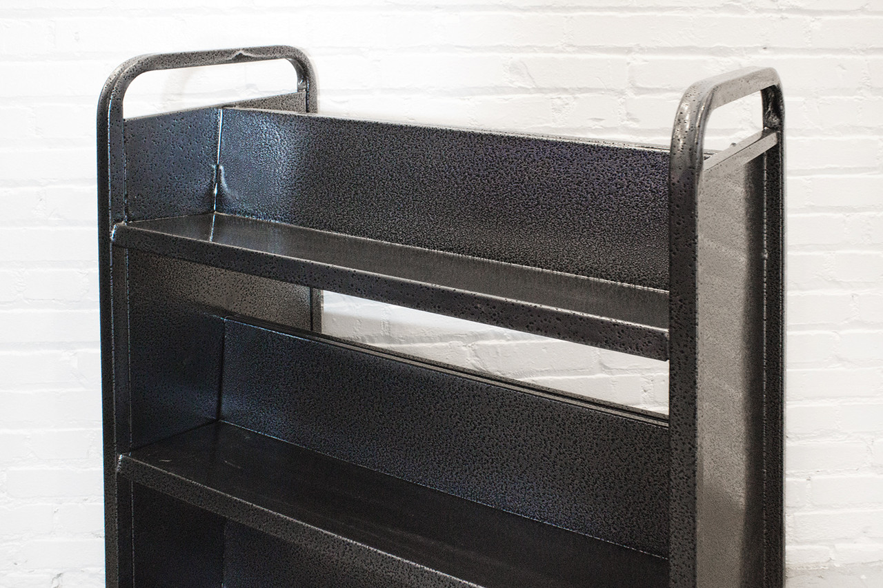 SOLD - Rolling Library Book Cart, circa 1970s - Rehab Vintage Interiors