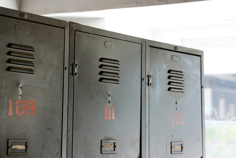 SOLD - Massive Vintage Locker Unit from the DOD, c. 1940s - Rehab ...
