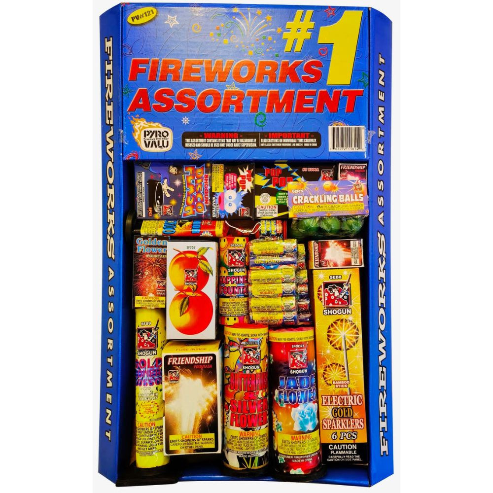 Fireworks Assortment #3 - Pyro Valu Brand Fireworks