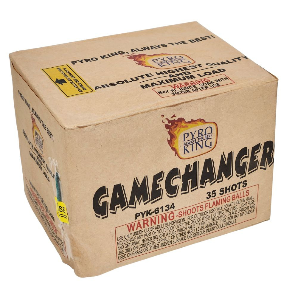 Game Changer 35 shot 200 Gram Cake - Pyro King Brand Fireworks