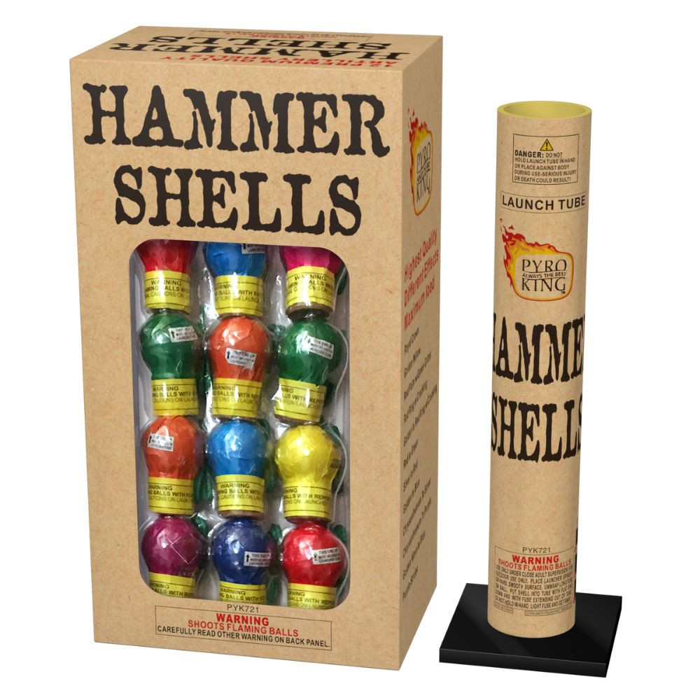 Hammer Shells - Pyro King Brand Fireworks