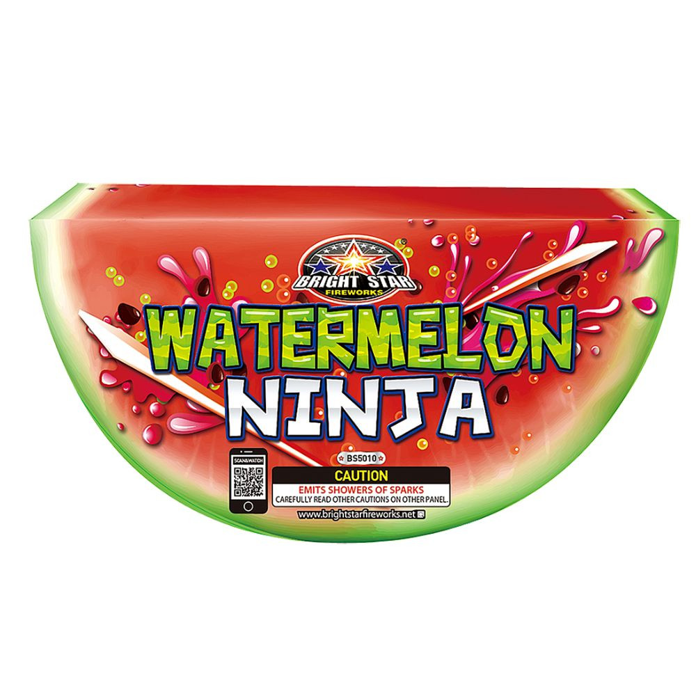Watermelon Ninja Fountain - Bright Star Brand Fireworks