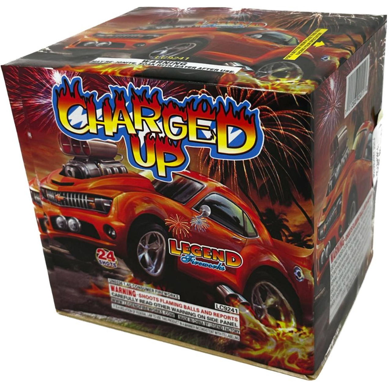 Charge Up 24 shot 200 Gram Cake - Legend Brand Fireworks