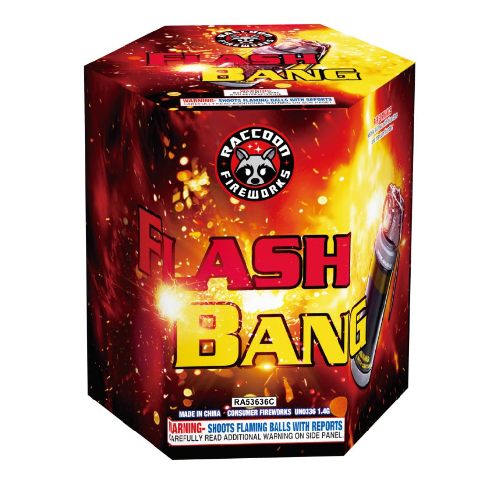 Flash Bang 7 shot 500 Gam Cake - Raccoon Brand Fireworks