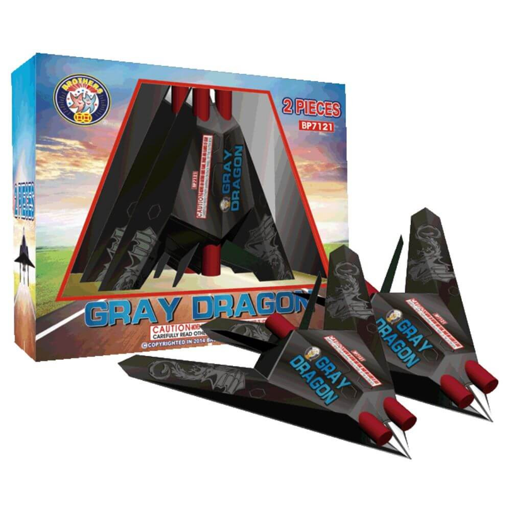 King Dragon 6" Artillery Shells - Raccoon Brand Fireworks